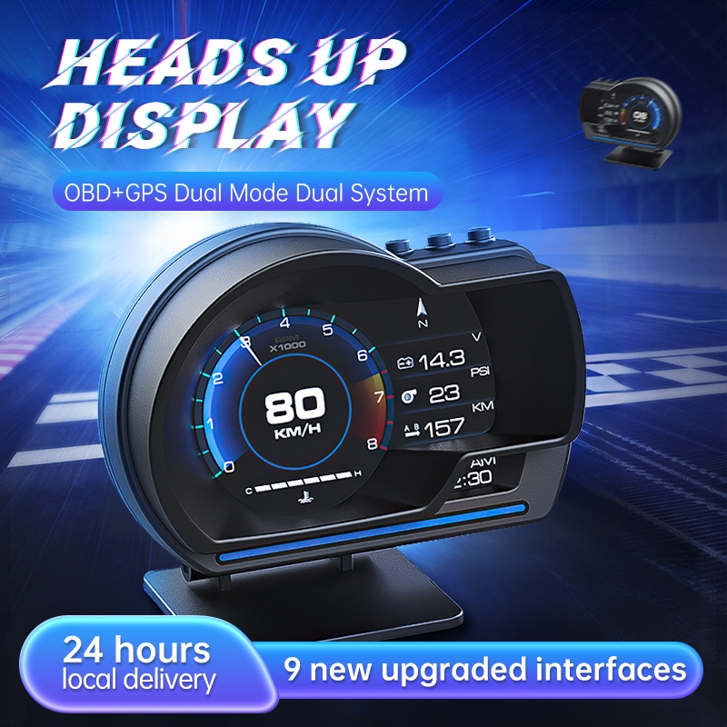 【COD LOCALSHIP】OBD Scanner OBD+GPS Speedometer Dual System Head Up ...