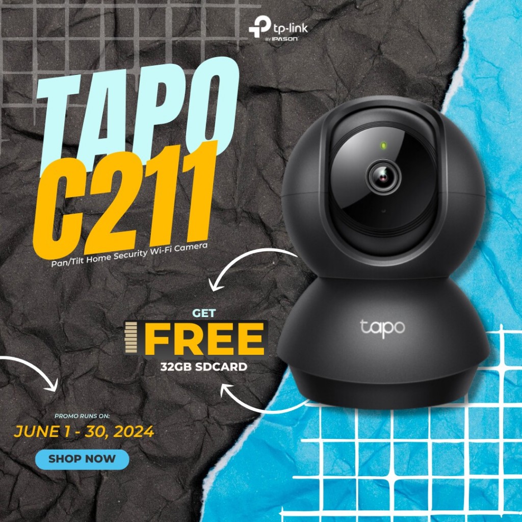 TP-Link Tapo C211 2K 3MP 360° Pan/Tilt Home Security Indoor Wi-Fi CCTV ...