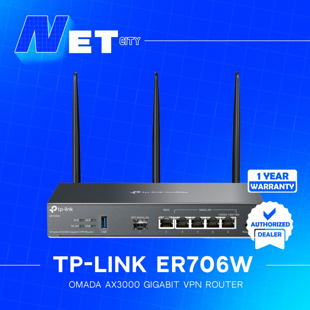 TP-Link ER706W Omada AX3000 Gigabit VPN Router | Shopee Philippines