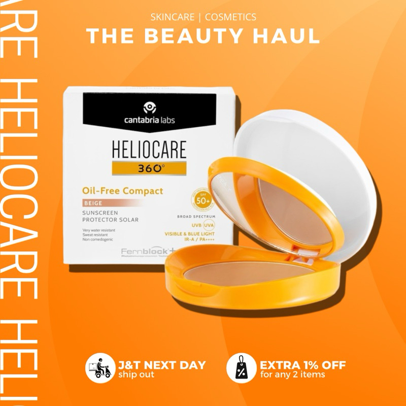 Heliocare 360º Oil-Free Compact Sunscreen SPF50+ (10g) | Shopee Philippines