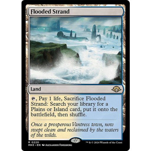 Flooded Strand Rare Modern Horizon 3 MH3 Magic the Gathering TCG ...