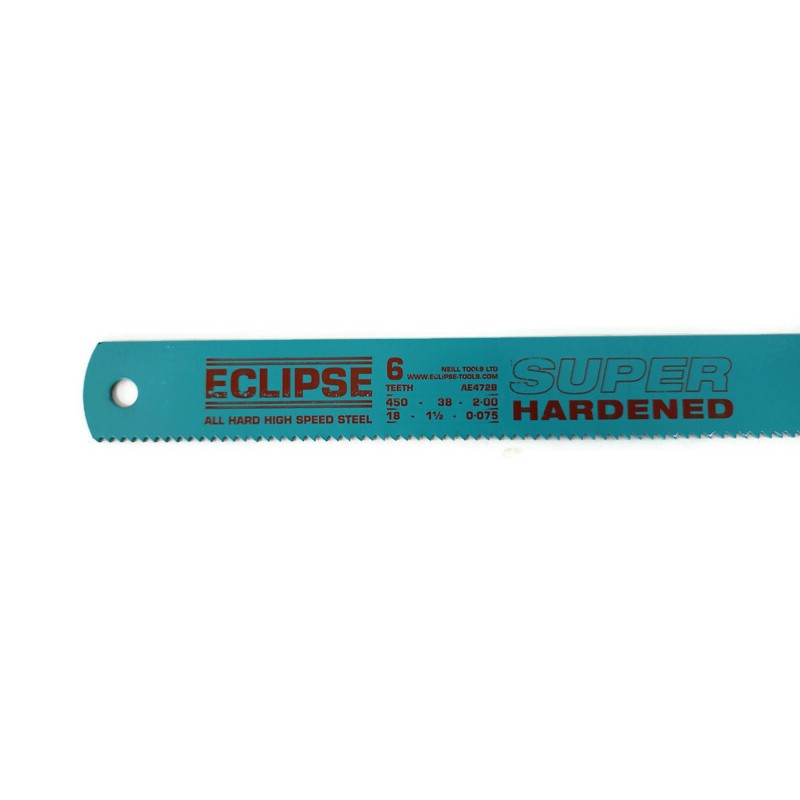 Eclipse 18" x 1-1/2" x 6T All Hard High Speed Steel Power Hacksaw Blade ...