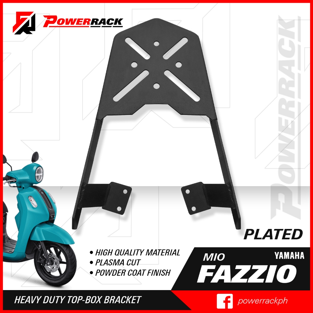 Top Box Bracket For Yamaha Fazzio / Laser cut / Fazzio accessories ...
