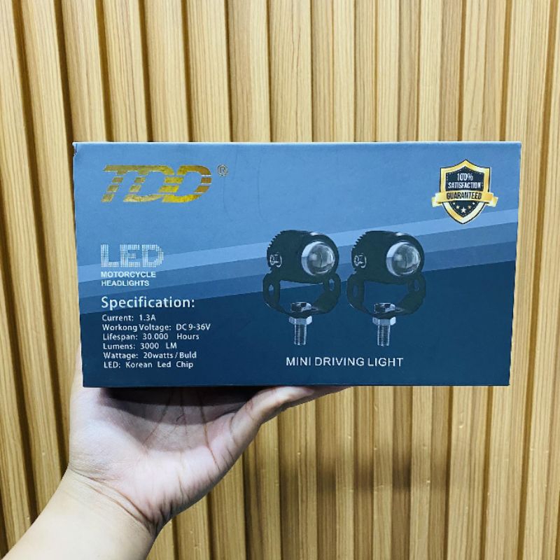 TDD Mini Driving Lights ORIGINAL (white yellow) | Shopee Philippines