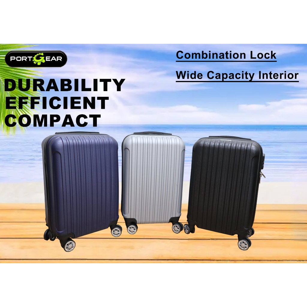 PORTGEAR LUGGAGE PG-7147 20" ABS 8 WHEELS TROLLEY | Shopee Philippines