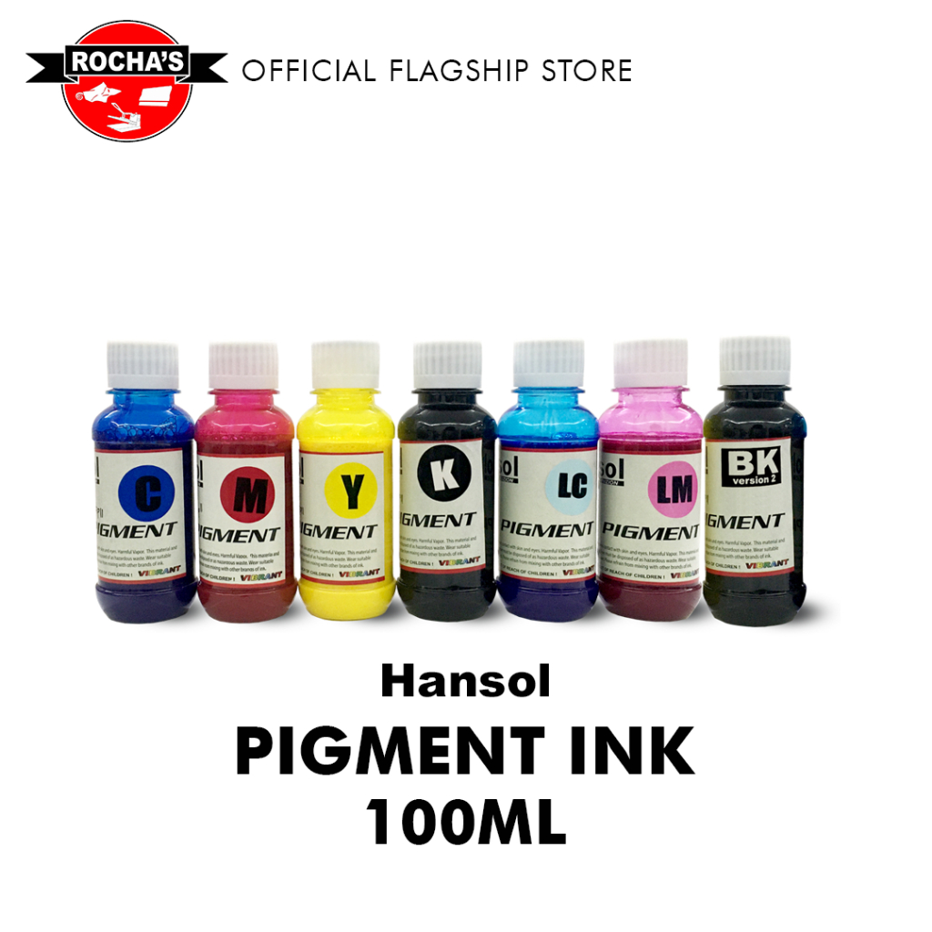 [ROCHA'S] Hansol Universal Pigment Ink 100ml - for printer refill ink ...