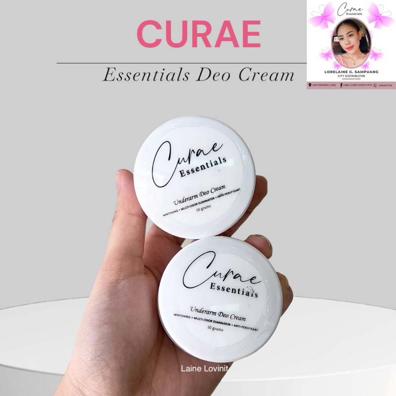 CURAE UNDERARM DEO CREAM 10G (BEST PAIRED WITH GLOWRIE) | Shopee ...