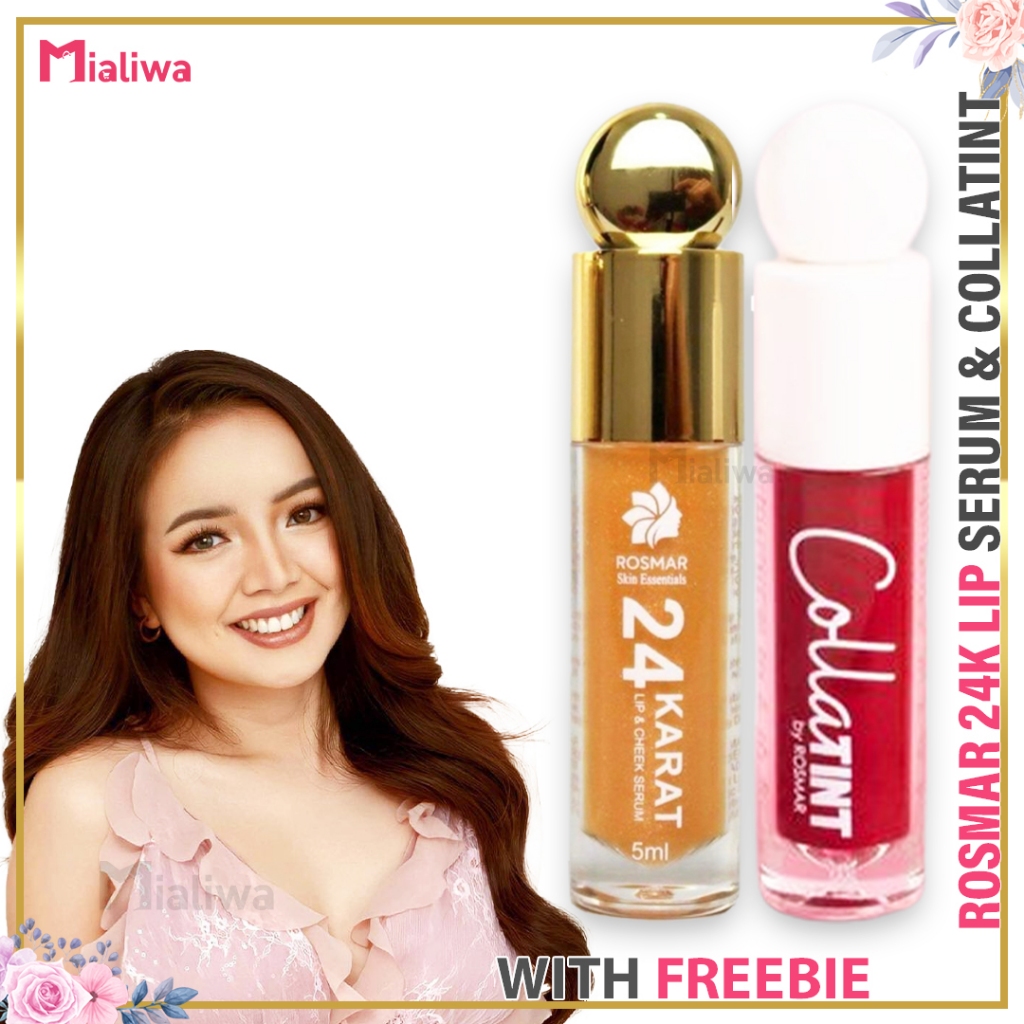 Rosmar 24 Karat Lip And Cheek Serum Collatint Lip Gloss Lipstick Make ...