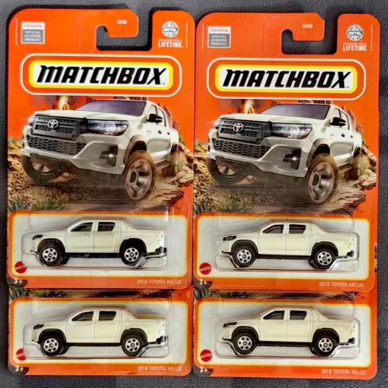 Matchbox Toyota Hilux Revo Conquest Diecast Scale Model Toy Car Color ...