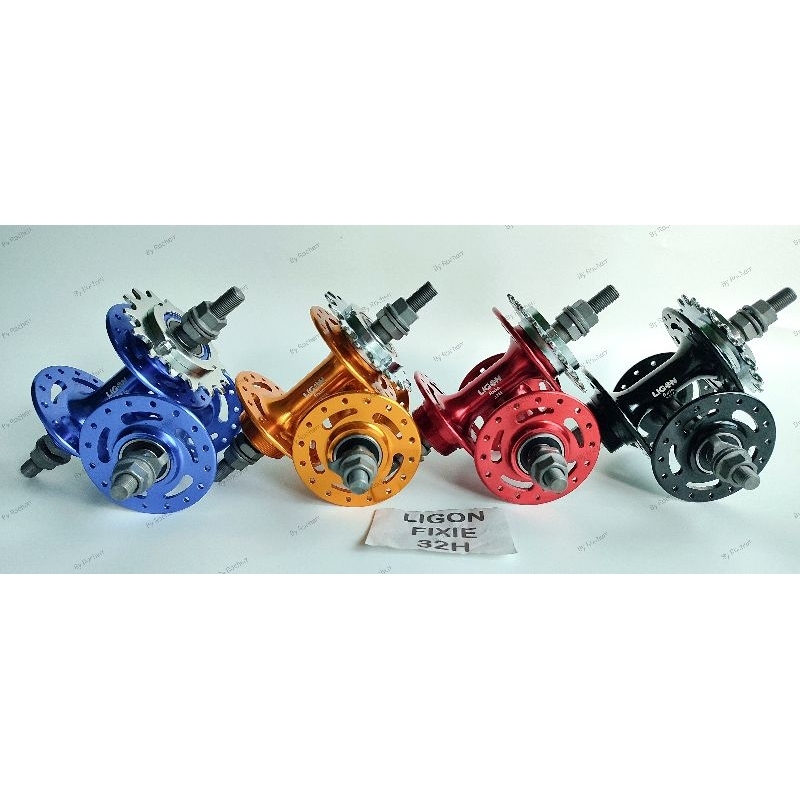 Fixie hub 36 holes alloy sealed bearing,ligon brand ₱670 pair with cogs ...