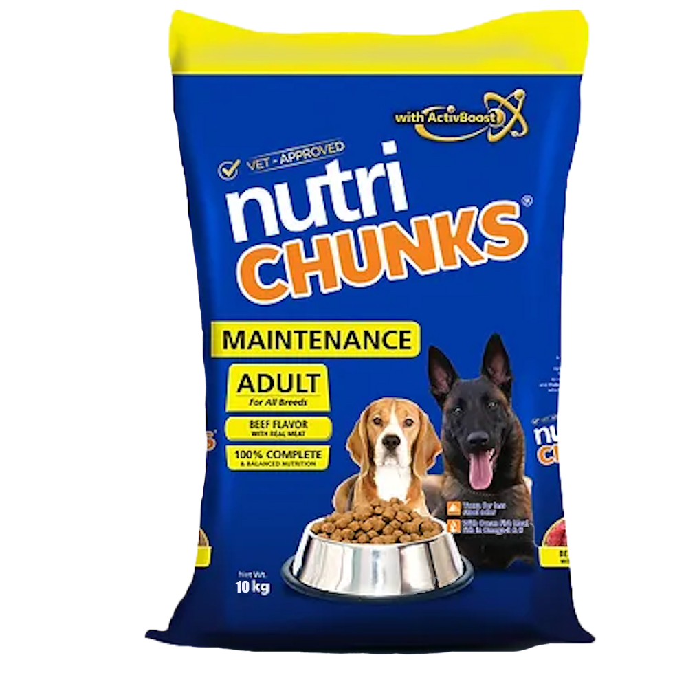 Nutrichunks Adult and Puppy Dog Food (1 Kilo Repacked) | Shopee Philippines