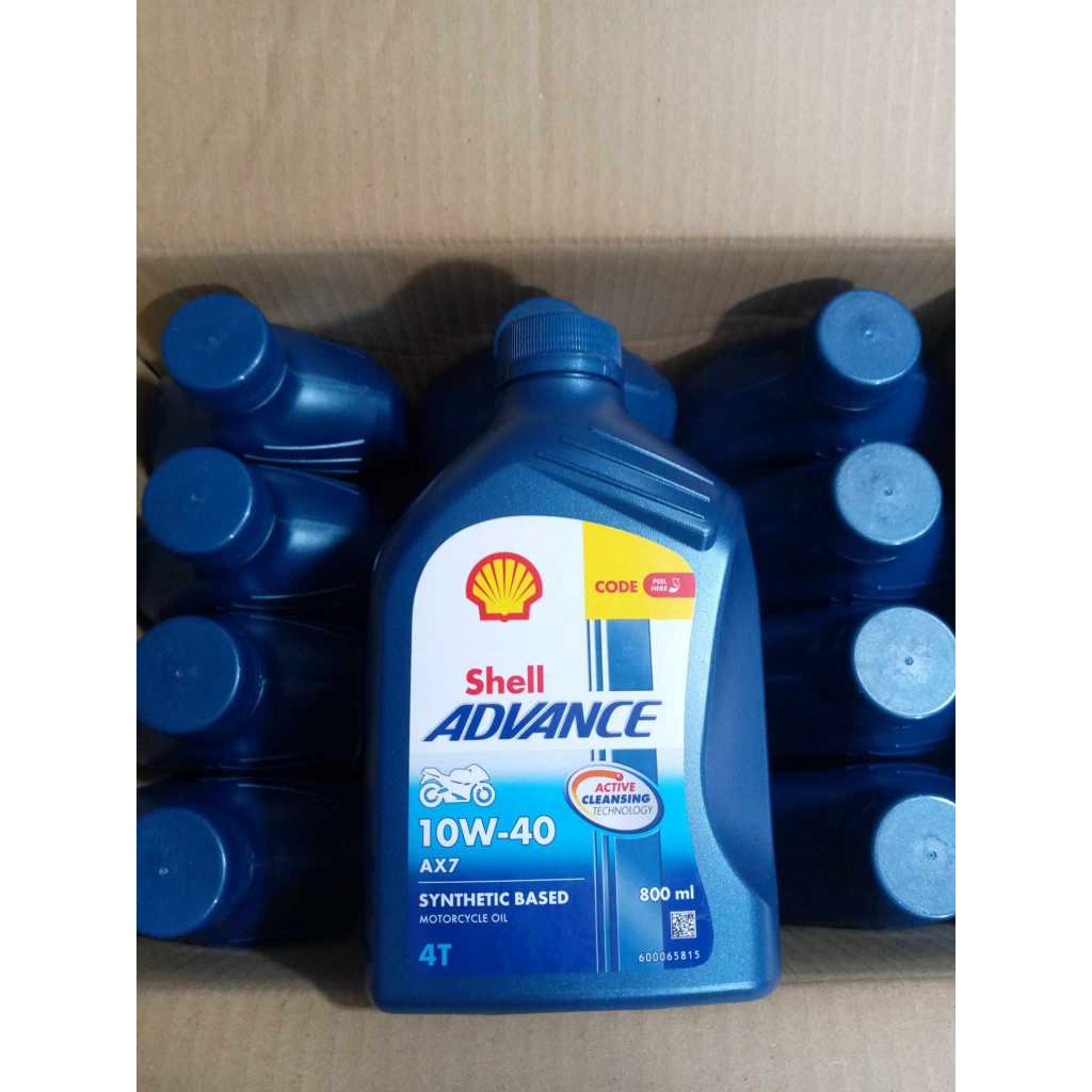 Shell advance 800ml 10w40 fully synthetic | Shopee Philippines