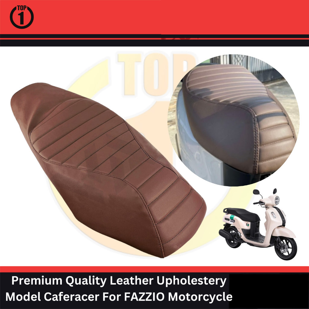 Top1 PH Premium Quality Leather Upholestery Model Caferacer For FAZZIO ...