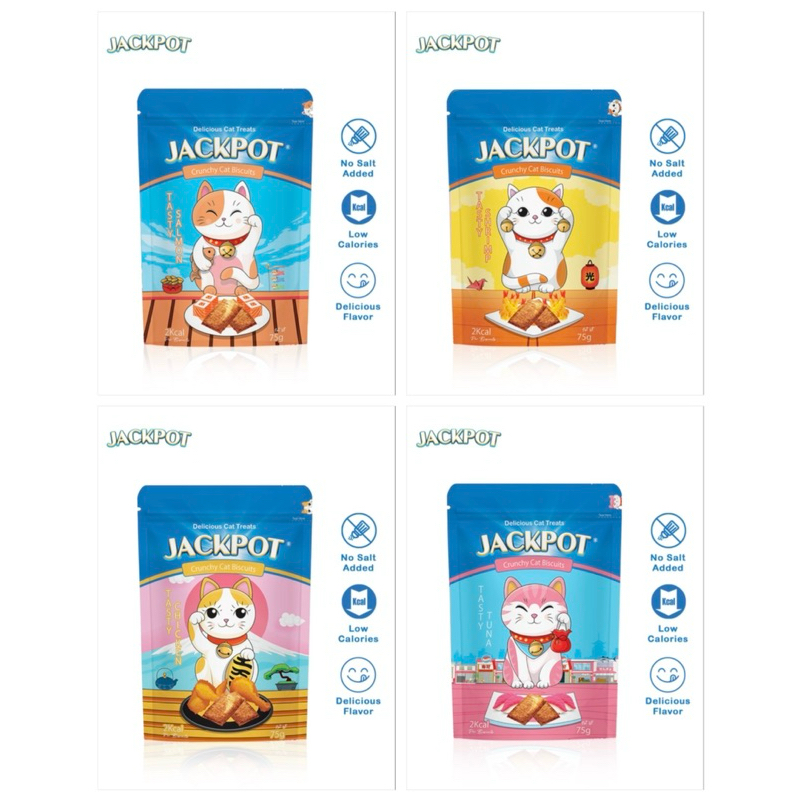JACKPOT CAT FOOD TREATS 75grams | Shopee Philippines