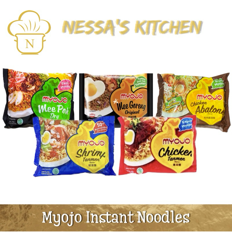 Myojo Shrimp Tanmen Chicken Abalone Mee Goreng Mee Poh Dry [ Nessa’s Kitchen ] | Shopee Philippines