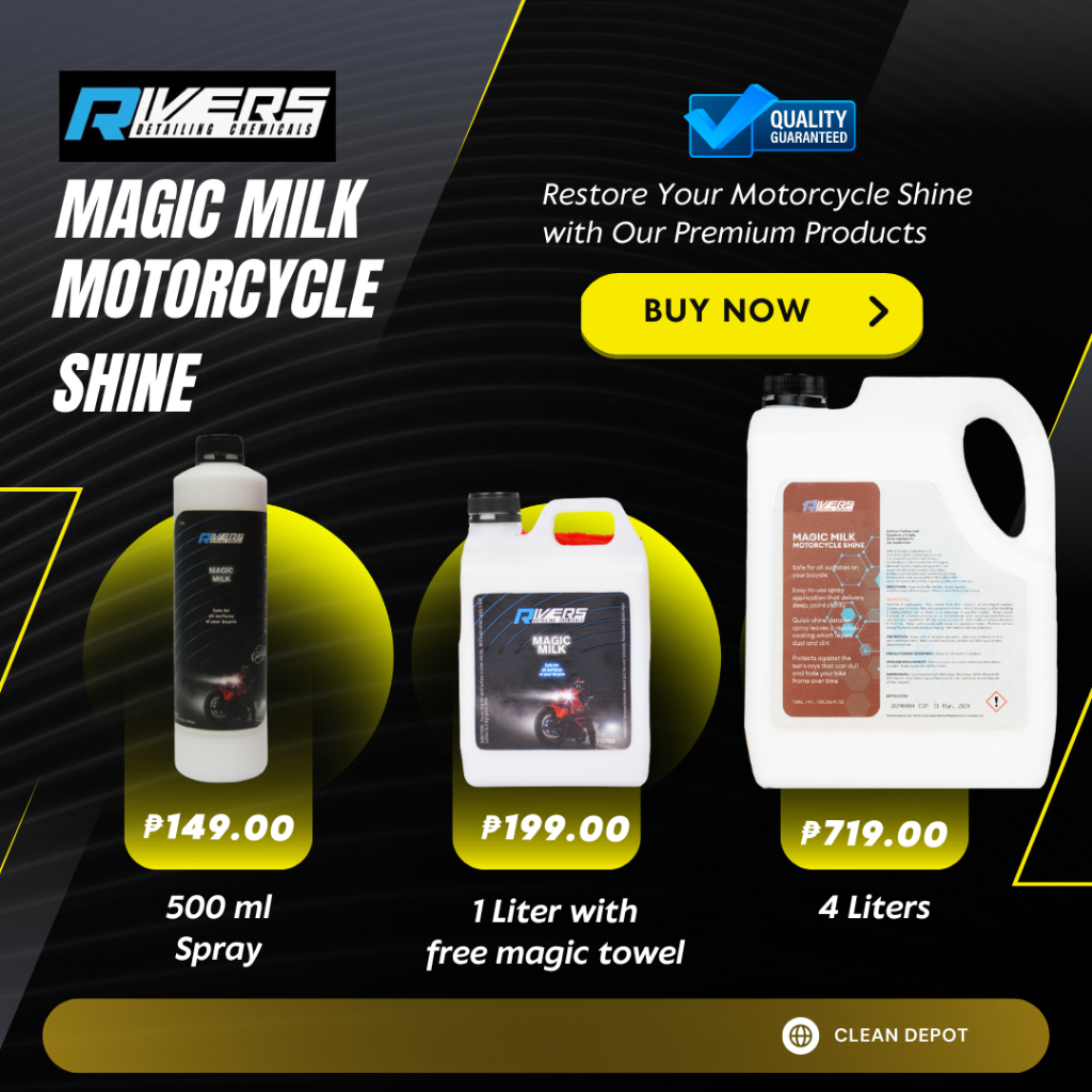 Rivers Magic Milk Gatas Motorcycle Shine | Shopee Philippines