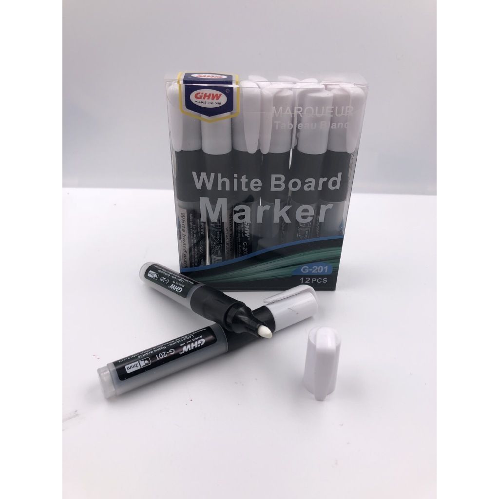 White Board Marker Pen Whiteboard Refillable Liquid Ink Pen Erasing Dry ...