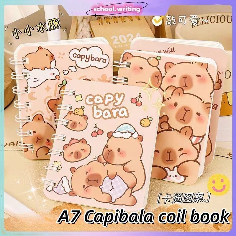 A7 MINI Cute Style Coil Notebook Memorandum Diary 80 Sheets Cartoon ...