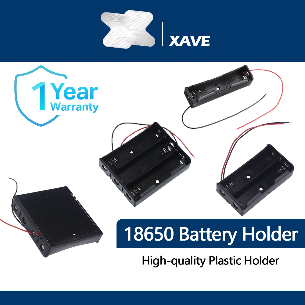 Series Battery Holder 18650 with Wire 3.7V 1 Cell 2 Cell 3 Cell 1S 2S ...