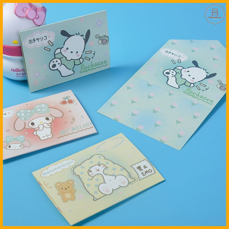 CHO⭐Sanrio Series Greeting Card Triple Fold Cute Cartoon Birthday ...