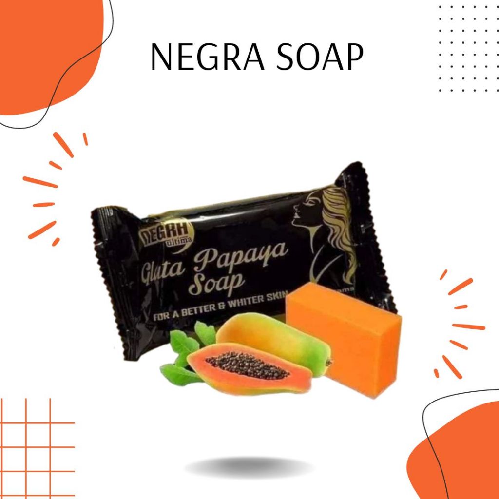 PER PIECE NEGRA SOAP 𝐆𝐥𝐮𝐭𝐚 𝐏𝐚𝐩𝐚𝐲𝐚 𝐒𝐨𝐚𝐩 | Shopee Philippines