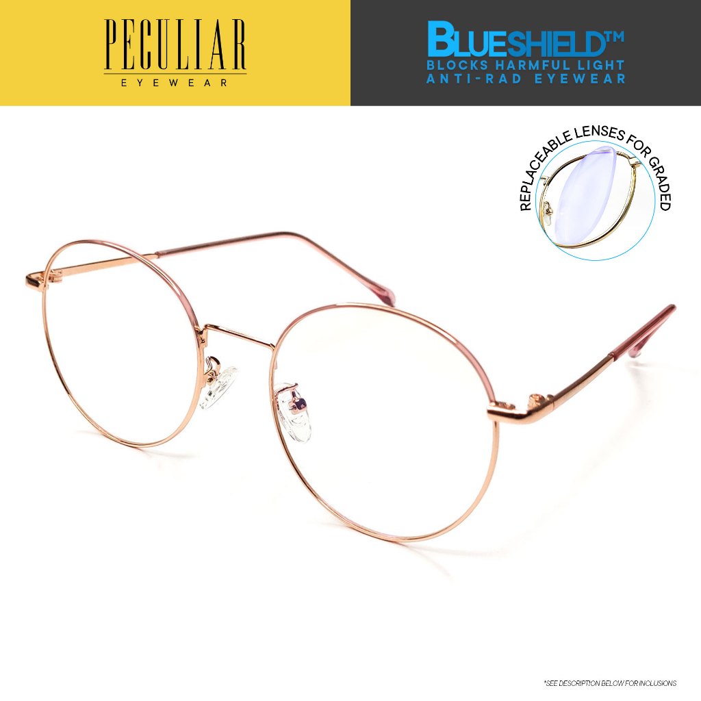 Peculiar Bel Round Anti Radiation Glasses Anti Radiation Eyeglass for ...