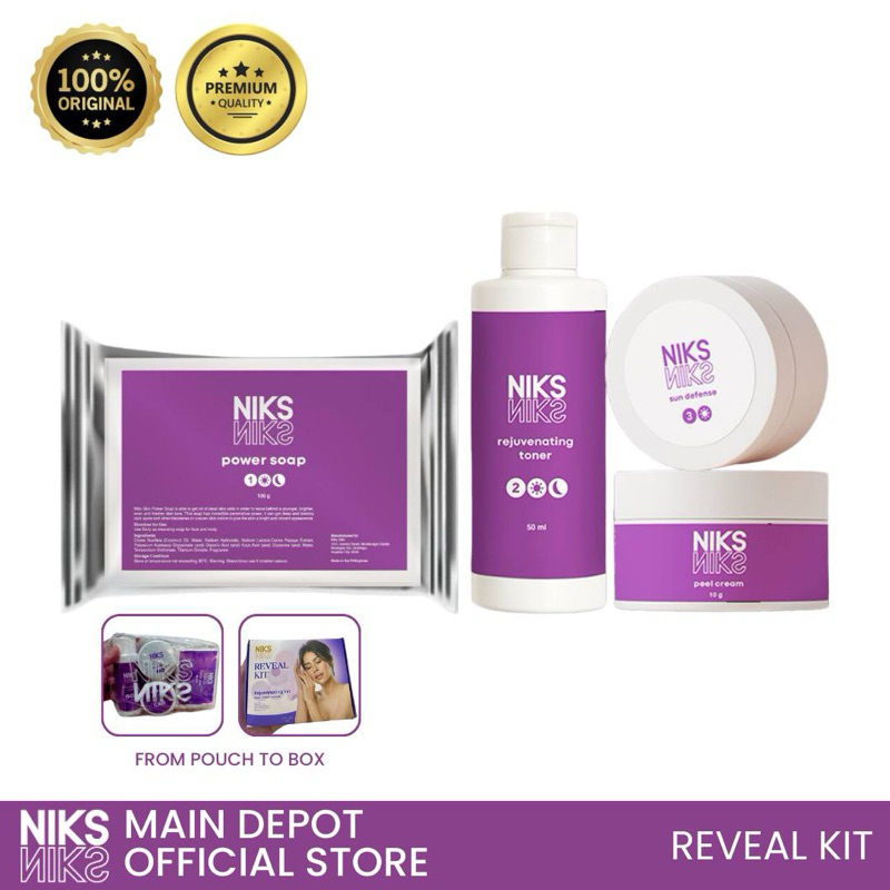 Niks Skin Reveal Kit (most-loved rejuvenating kit) new box packaging ...