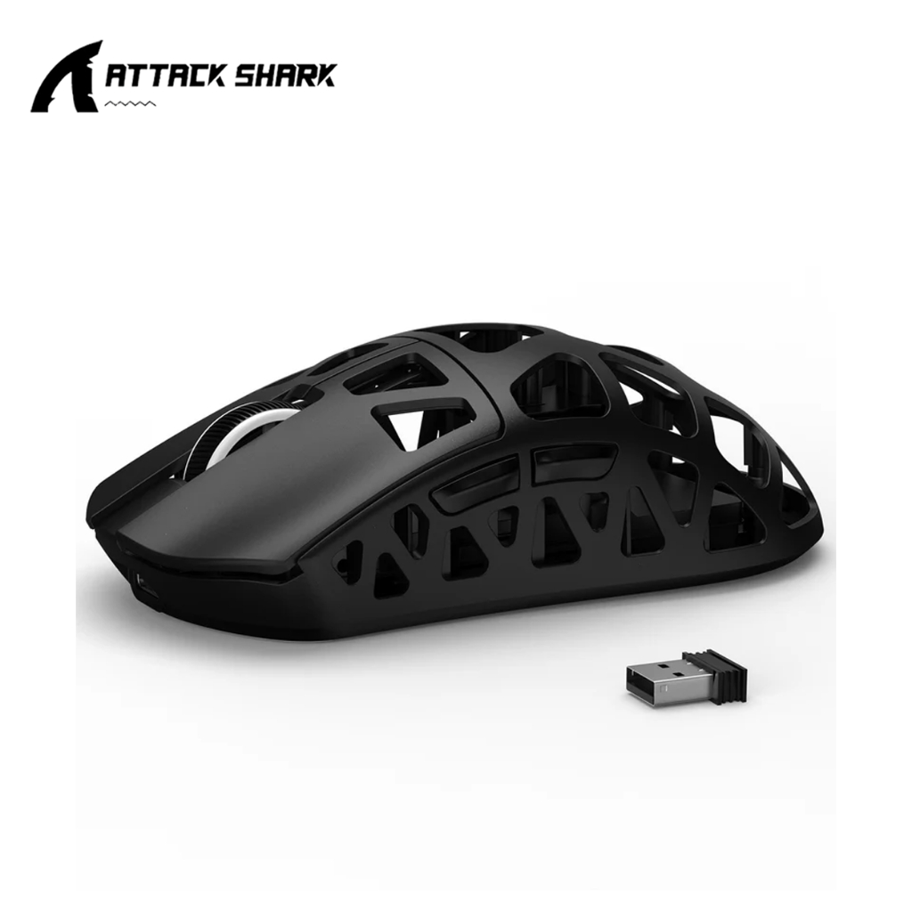 ATTACK SHARK R3 Magnesium Alloy Superlight Tri-mode Gaming Mouse ...