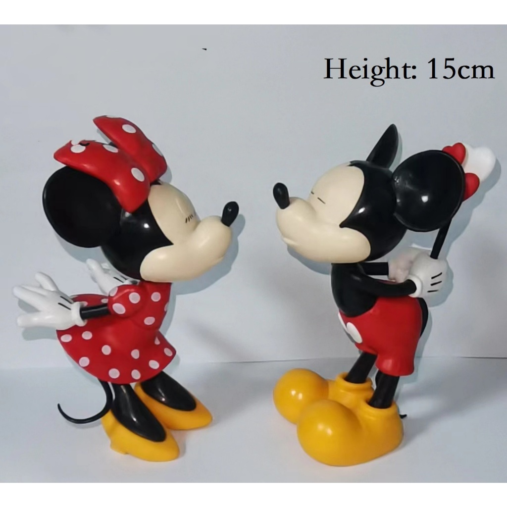 Anime and Toy World Disney Mickey Mouse Minnie Mouse Set of 2 Red ...