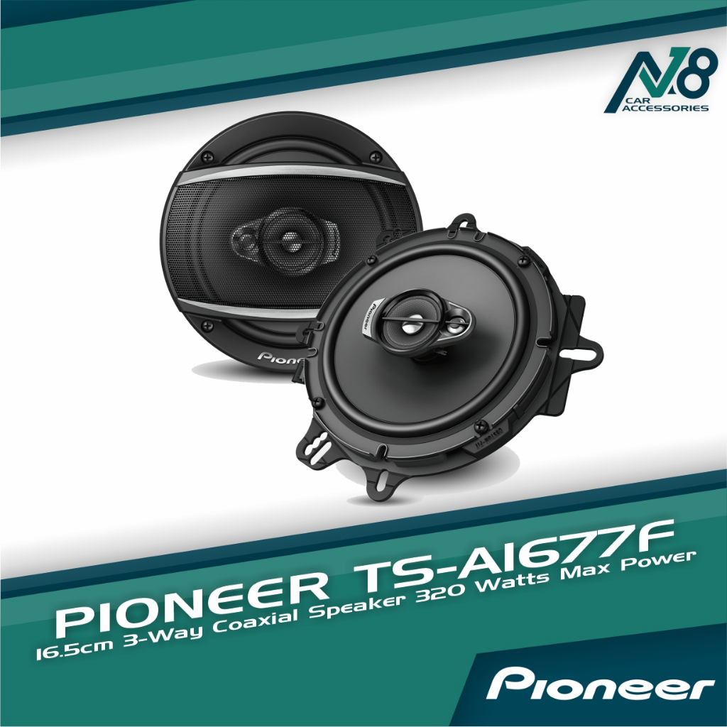 Pioneer TS-A1677S 6" 3-Way Coaxial Speaker Genuine | Shopee Philippines
