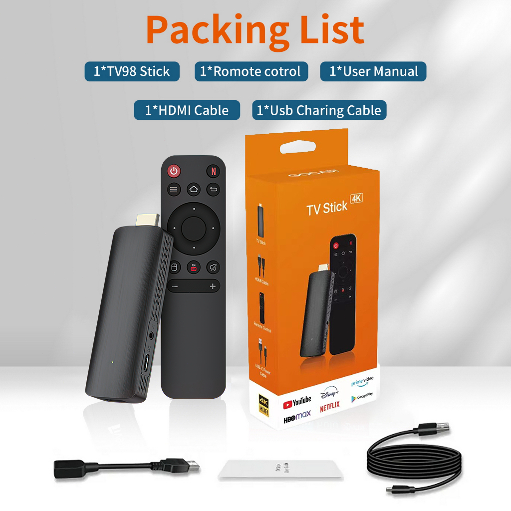 Expose 4KHD TV Stick Android 10.0 HDMI Wifi Smart Media Player Google ...