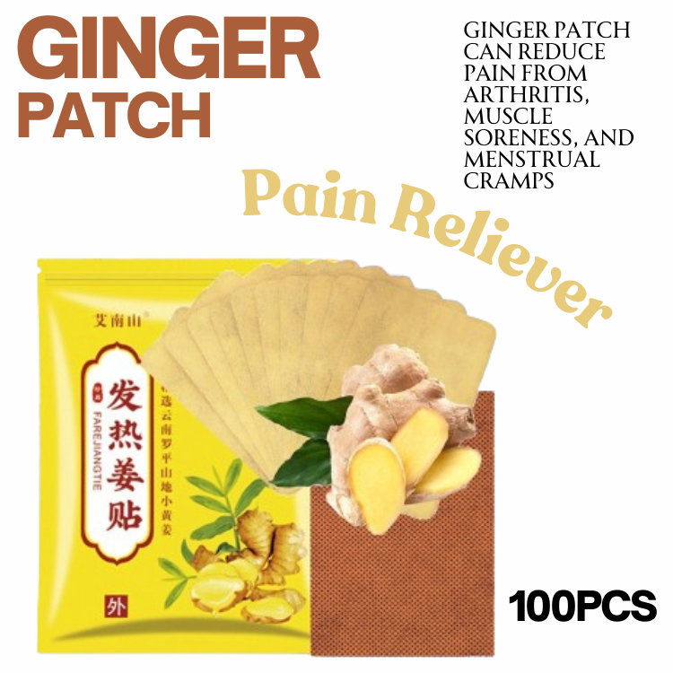 Ginger Patch Pain Reliever Remove Body Pain arthritis Rayuma Baradong ...