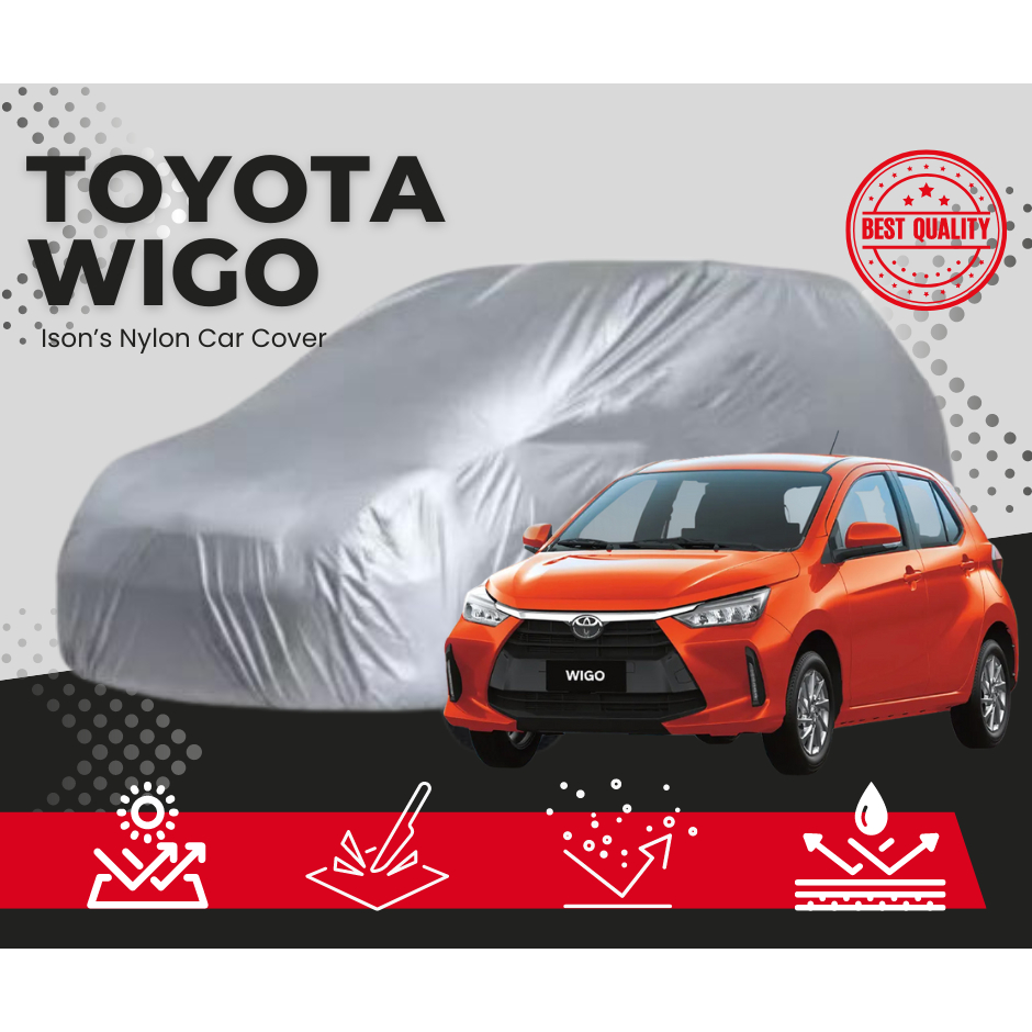 Toyota Wigo Car Cover High Quality (Random Color for Taffeta Fabric ...
