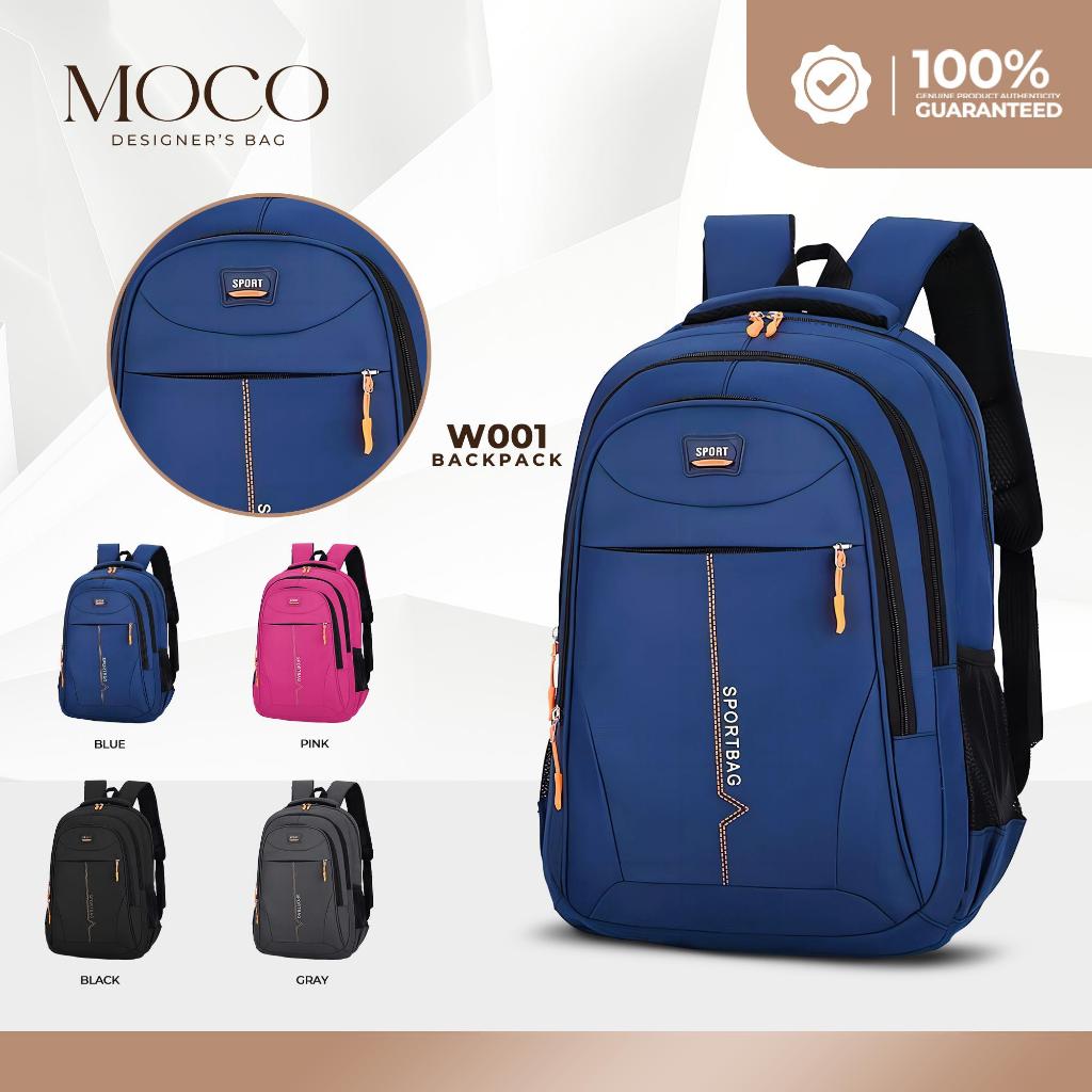 Moco Bags Unisex Fashion Daily Laptop Bag Wearproof TravelBackpacks Sports Backpack | Shopee ...