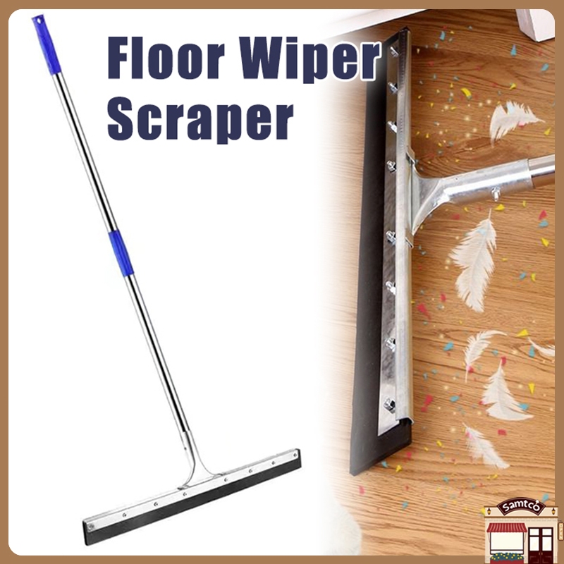 49 Inch Heavy Duty Household Floor Wiper Rubber Squeegee Stainless ...