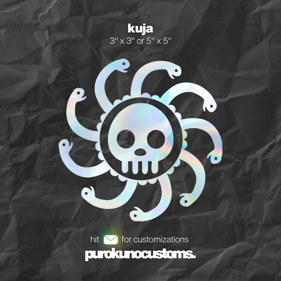 KUJA - BOA HANCOCK ONE PIECE CAR & MOTORCYCLE VINYL DECAL STICKER ...