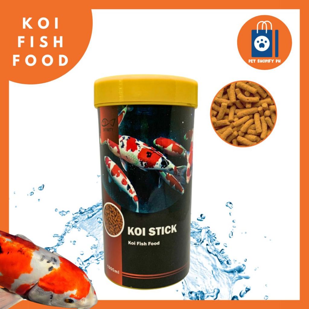 INFINITY KOI STICKS/KOI FISH FOOD/GOLDFISH FOOD/NUTRITIOUS FISH FOOD ...