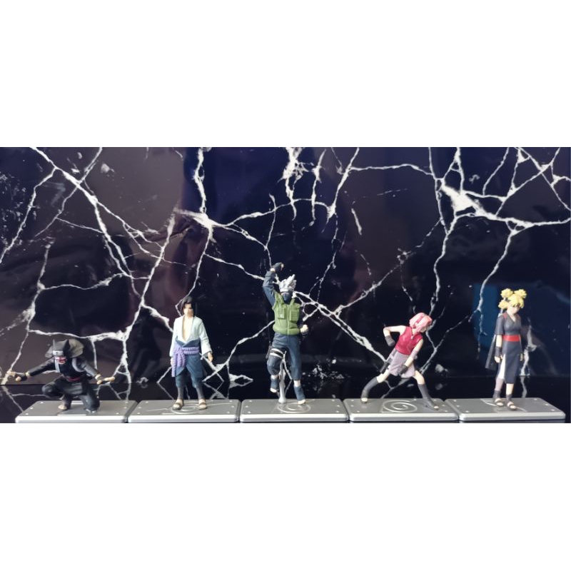 2006 Bandai Naruto Figures - Kakashi - Sasuke , Sakura , Kankuro ...