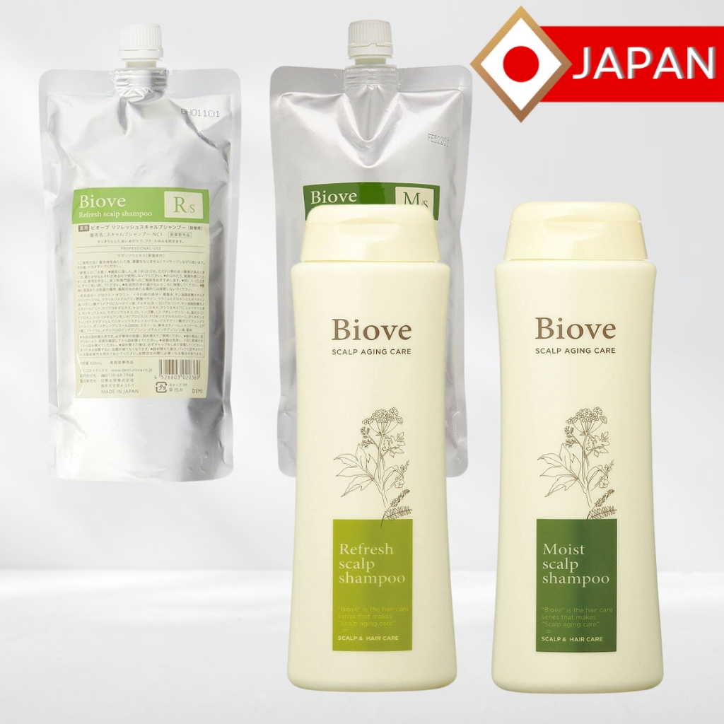 Demi Biove Shampoo - Refresh Scalp / Moist Scalp (250mL / 450mL Refill) 【Direct from Japan ...