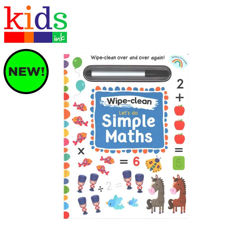 Wipe-Clean: Let's Do Simple Math - Kids Ink | Shopee Philippines