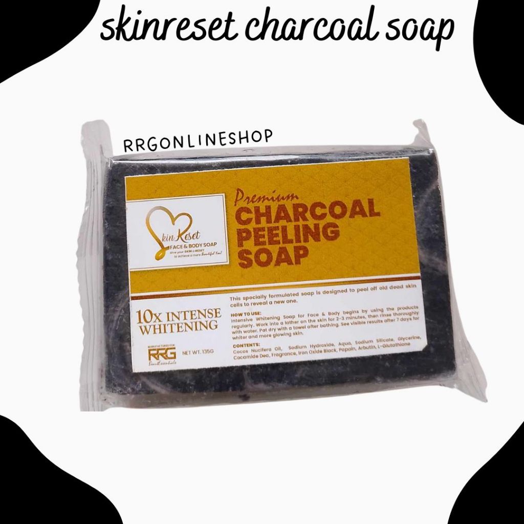 Skin Reset Charcoal Peeling Soap with Niacinamide 135g | Shopee Philippines