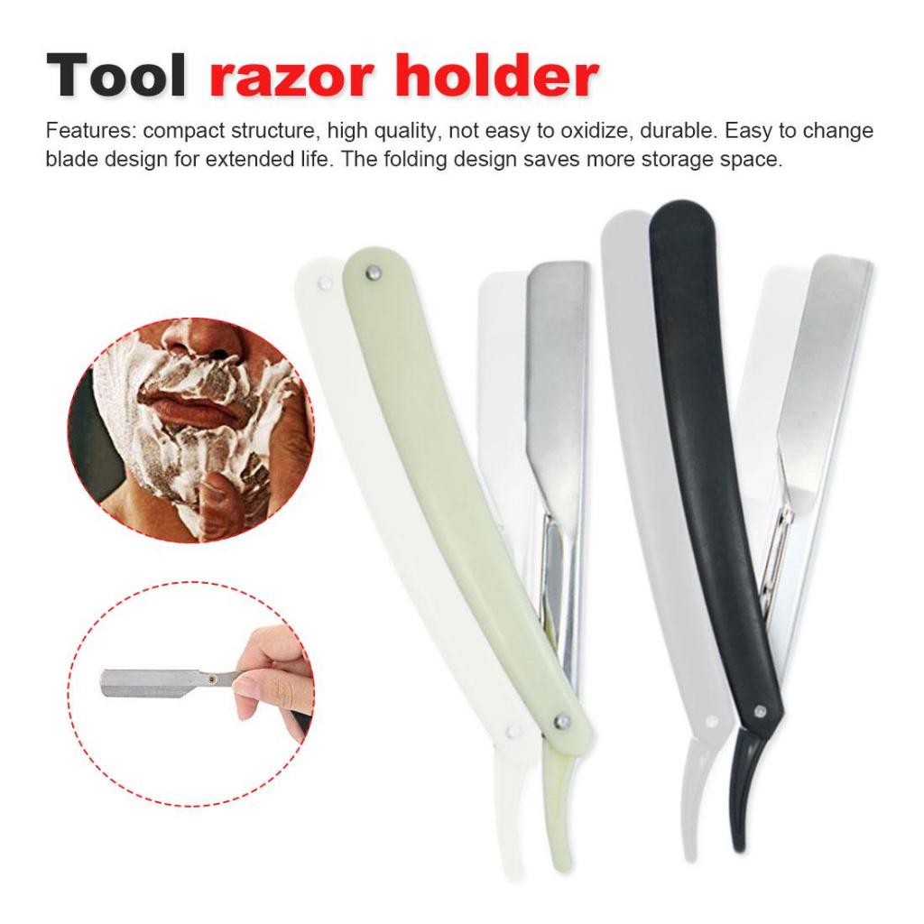 Professional Manual Shaver Straight Edge Stainless Steel Sharp Barber ...