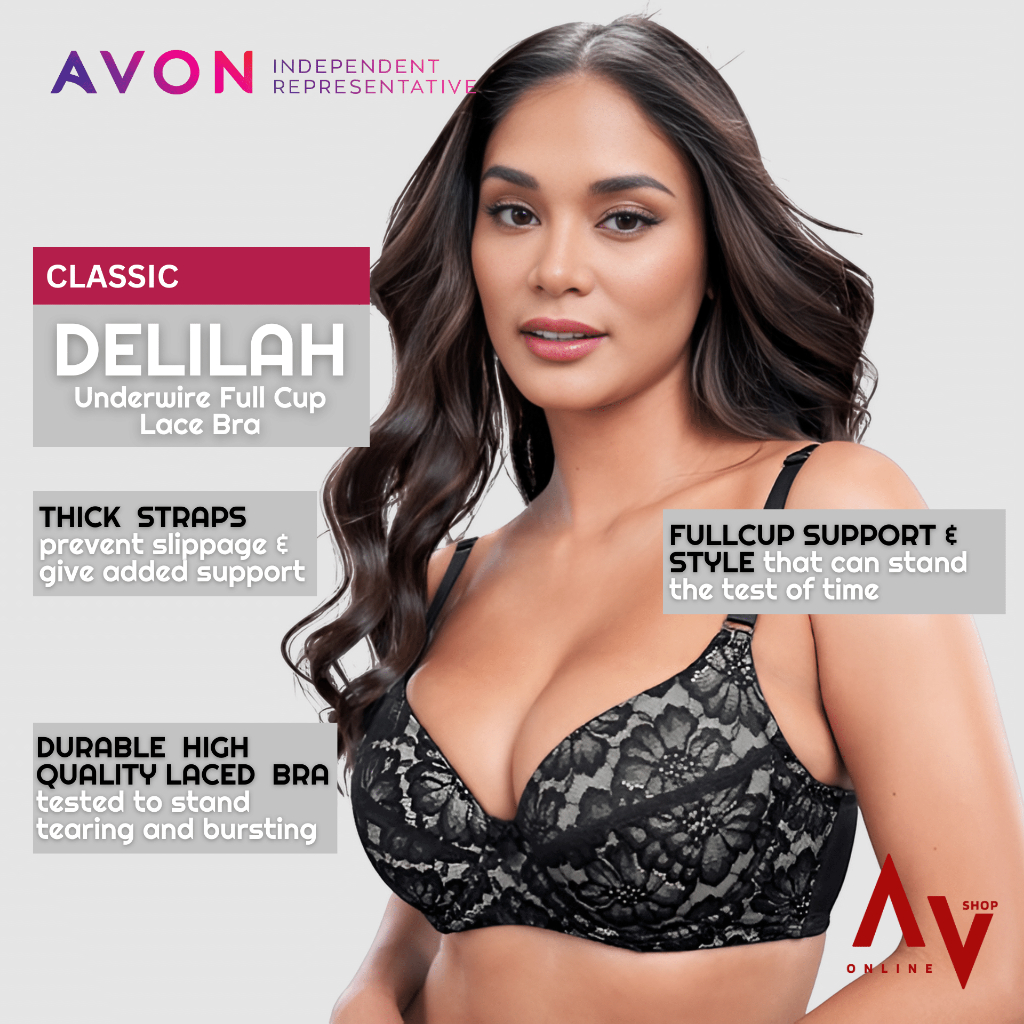 AVON Classic Delilah Underwire Full Cup Lace Bra (Amalia, Dawn, MArinella, Mara, Shannon ...