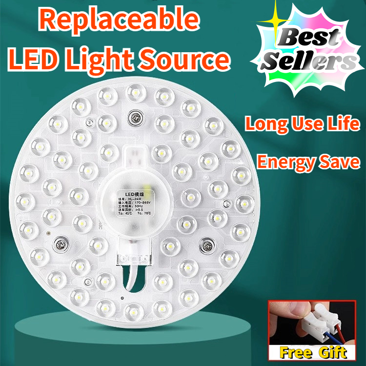 Replaceable LED Light Bulb White Light/Tricolor High Bright, Long Life ...