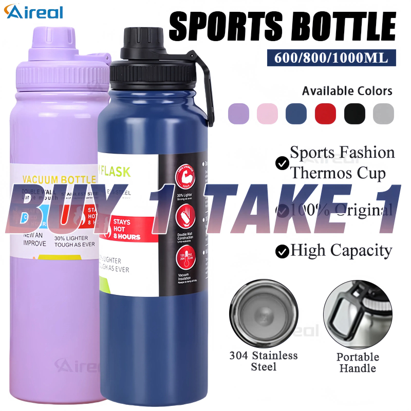 Stainless Steel Thermos Hot & Cold Vacuum Flask Sport Tumbler Double ...