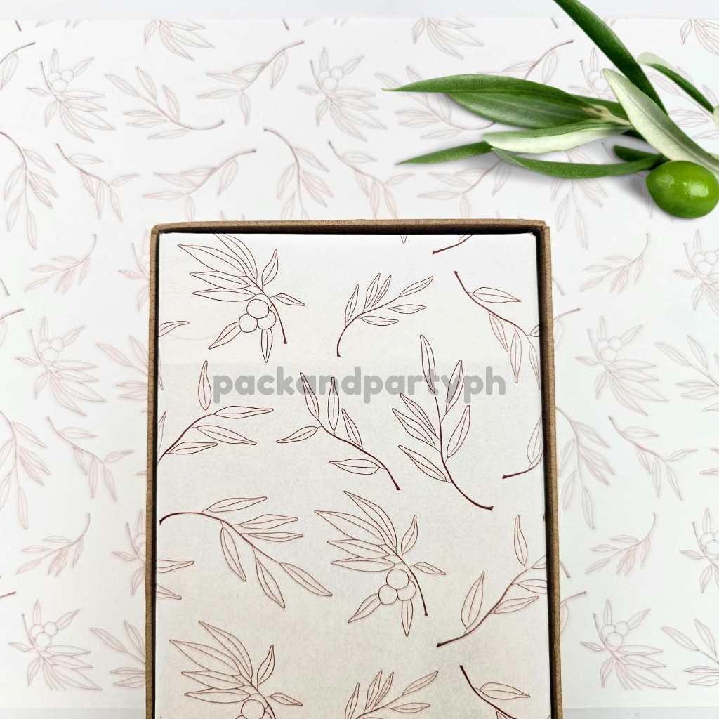 Tissue Gift Wrapping Paper (12x18") - Floral Minimalist Product ...