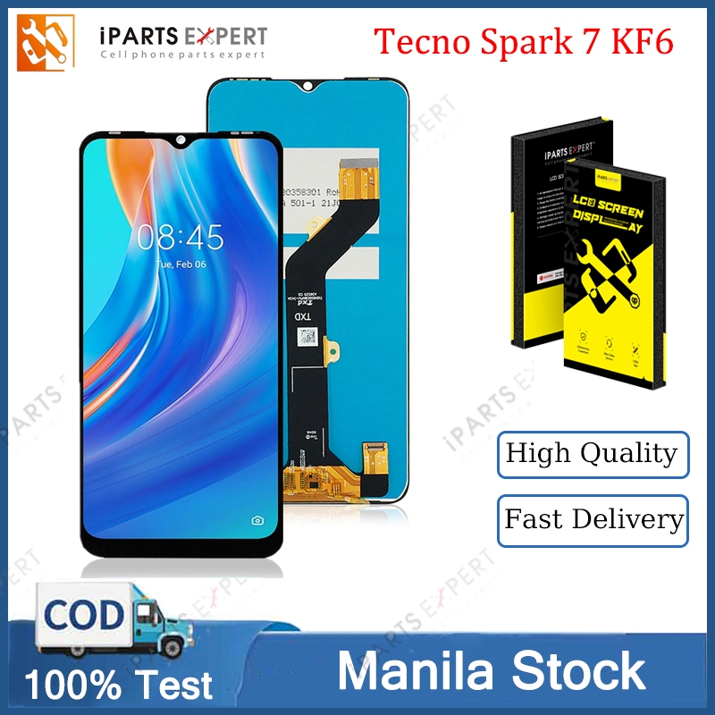 IPARTSEXPERT LCD for Tecno Spark 7 KF6 LCD Display Screen Assembly ...