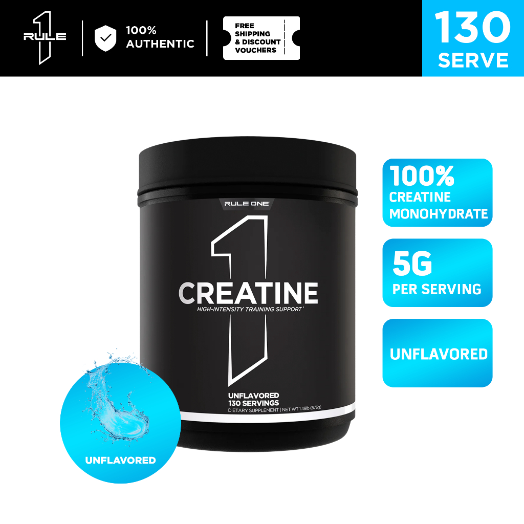Rule 1 R1 Creatine 130 Serving (Unflavored) | Shopee Philippines