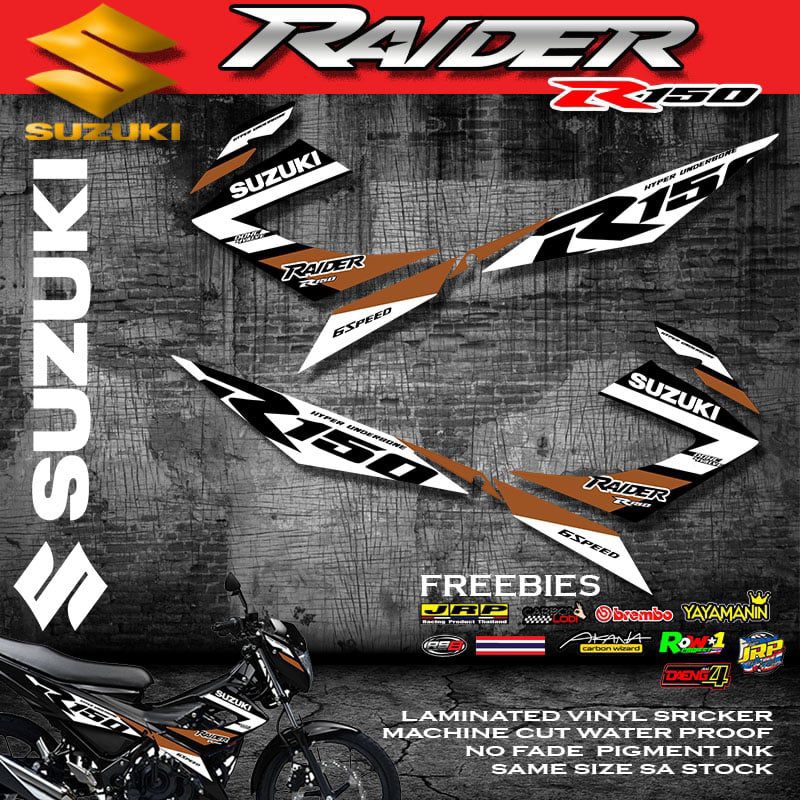 Raider 150 Carb Decals Sticker With FREEBIES | Shopee Philippines