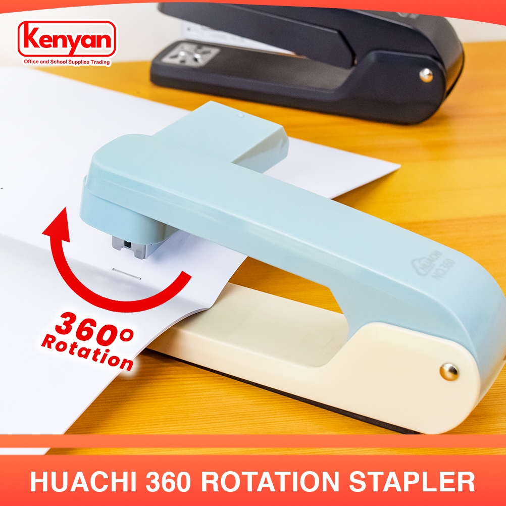 Offfcom 360 Rotating Stapler Heavy Duty 24/6 & 26/6 Rotation Staples up ...
